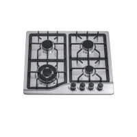 China Electronic Ignition 4 Burner Gas Hob Stove Stainless Steel for sale