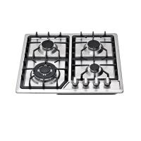 China Electronic Ignition 4 Burner Gas Hob Stove Stainless Steel for sale