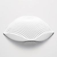 China Clear Crystal Glass Dinner Plates Set Shell Bowl Lead Free Machine Made for sale