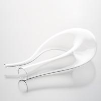 China 1000ML U Shaped Swan Crystal Wine Decanter 35oz Hand Blown Lead Free for sale