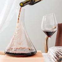 China Hand Blown Crystal Wine Decanter 1500ml 52oz Lead Free Glass Decanter for sale
