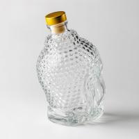 China Lead Free 770ML Engraved Crystal Whiskey Decanter Personalized 27oz Buddha Head for sale