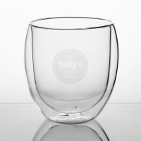 China 430ml Double Wall Drinking Glass 15oz Mouth Blown Borosilicate Glass Coffee Cups for sale