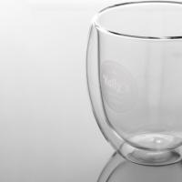 China 430ml Double Wall Drinking Glass 15oz Mouth Blown Borosilicate Glass Coffee Cups for sale