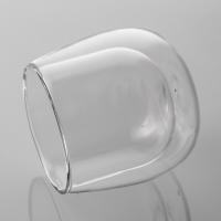 China Double Wall 9oz Hand Blown Glass Tumbler 270ml Clear Insulated Coffee Cups for sale