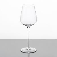 China 18 Ounce Glass Drinking Goblets Transparent 515ml Long Stem Crystal Wine Glasses for sale