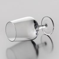 China Aviation Glass Drinking Goblets 5 Oz Lead Free Mouth Blown Airplane Wine Glasses for sale