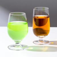 China Short Stemmed Airline Wine Glass Drinking Goblets 6Oz Transparent 170ml Lead Free for sale