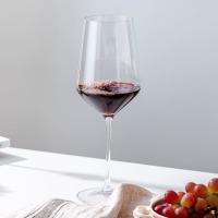 China 540ML Universal White And Red Wine Glasses Transparent 19oz Lead Free Hand Blown for sale