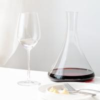 China All Purpose Crystal Mouth Blown Wine Glasses Long Stem 500ml 17.6 oz for sale