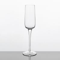 China Sparkling Crystal Champagne Flutes 200ml Transparent Wine Glasses 7 Ounces for sale