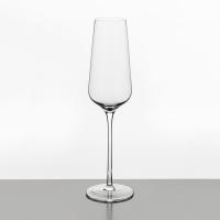 China Long Stem 12.3 Oz Glass Drinking Goblets 350ml Modern Crystal Champagne Flutes for sale