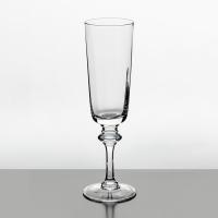 China Clear 215ml Ripple Hand Blown Glass Champagne Glasses Vintage Lead Free 7.5oz for sale