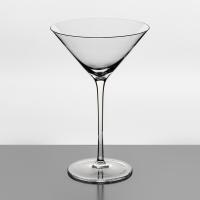 China Crystal Glass Drinking Goblets 240ml Stemmed Martini Cocktail Glasses Hand Blown for sale