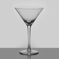 China Hand Cut 8oz Glass Drinking Goblets 230ml Transparent Engraved Martini Glasses for sale