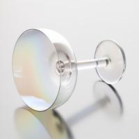 China 285ml Iridescent Heavy Base Martini Glass 10 oz Rainbow Champagne Coupe Glasses for sale