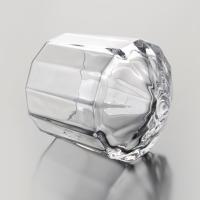China 7 Ounce Glass Drinking Cups 200ml Diamond Crystal Whisky Glasses Machine Pressed for sale