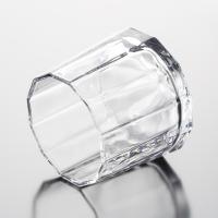 China 7 Ounce Glass Drinking Cups 200ml Diamond Crystal Whisky Glasses Machine Pressed for sale