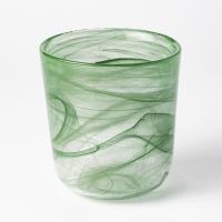 China Centrifugal 13 Oz Swirl Glass Drinking Cups 370ml Multicolor Recycled for sale