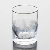 China Gold Rimmed Whisky Glass Drinking Cups 370ml 13 Ounce Hand Blown Glass Tumblers for sale