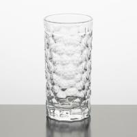 China Crystal Highball Glass Drinking Cups 320ml Pressed Tumblers 11.2Oz Lead Free for sale