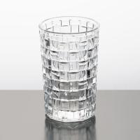 China 12 Ounce Glass Drinking Cups 342ml Transparent Cut Crystal Highball Glasses for sale