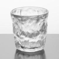 China 260ml Crystal Glacier Whiskey Glasses 9 Ounce Heavy Bottom Glass Tumblers for sale