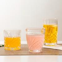 China 35CL Heavy Bottom Cut Crystal Old Fashioned Glasses Tumblers 12.3 Ounce for sale