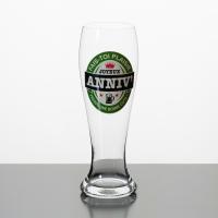 China Large Pilsner Custom Printed Beer Glasses Transparent 700ml 24.5 Ounce for sale