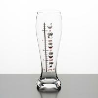 China Large Pilsner Custom Printed Beer Glasses Transparent 700ml 24.5 Ounce for sale