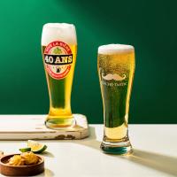 China Hand Blown 700ml Crystal Glass Drinking Cups Lead Free Custom Pilsner Beer Glasses for sale