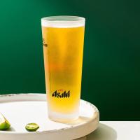 China 500ml Frosted Glass Drinking Cups 17.6 Ounce Hand Blown Glass Etching Beer Mugs for sale