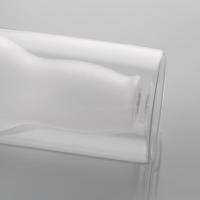 China 18 Ounce Etched Double Wall Drinking Glass Upside Down Borosilicate Beer Glass for sale