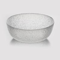 China Clear Crystal Glass Kitchen Wares Prep Bowls 3 Piece Machine Made for sale