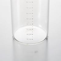 China Borosilicate Clear Glass Storage Jar Food Containers 1600ml 11 Inch Height With Lid for sale