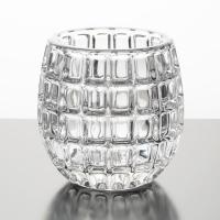 China Egg Shape Home Decoration Glass Bottles 520ml Machine Made Mini Clear Glass Vases for sale