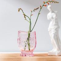 China Decorative Glass Fish Shaped Vase Creative Spray Color 4.5 X 3.25 X 5.45 Inch for sale