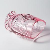 China Decorative Glass Fish Shaped Vase Creative Spray Color 4.5 X 3.25 X 5.45 Inch for sale