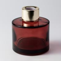 China Reusable Home Decoration Glass Colored 100ml Diffuser Glass Bottle Machine Blown for sale