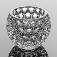 China Crystal Clear Home Decoration Glass Vase Lead Free Machine Pressed for sale
