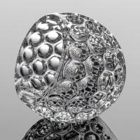 China Crystal Clear Home Decoration Glass Vase Lead Free Machine Pressed for sale