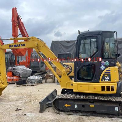 China Komatsu PC55MR Mini Excavator with 90% Degree and Original Hydraulic Cylinder for sale
