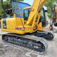 China 0.5m3 bucket capacity komatsu pc130-7 mini excavator with strong power and stability for sale
