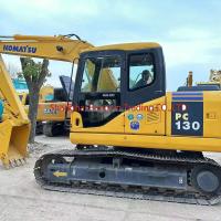 China 0.5m3 bucket capacity komatsu pc130-7 mini excavator with strong power and stability for sale