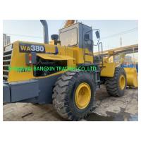 China Used Komatsu WA380 Wheel Loader Machine with Free Shipping and 7 Days Delivery Time for sale
