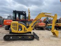 China 90% Komatsu Used Excavator Free Shipping 5 Ton Hydraulic Crawler Mini Machine PC55MR for sale