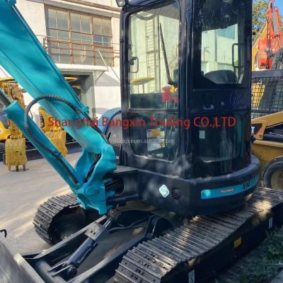China 700 Working Hours Mini Excavator Used Kobelco SK55 Strong Power and Hydraulic Stability for sale