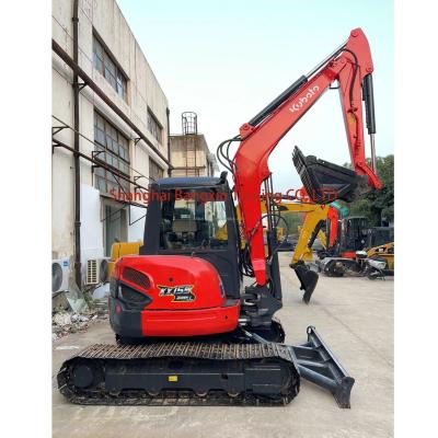 China Kubato KX155-3SZ Used Mini Excavator with Free Shipping and Original Hydraulic Pump for sale