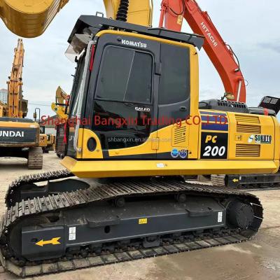 China hydraulic stability 20ton heavy machine crawler excavator used excavator komatsu pc200 for sale
