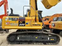China hydraulic stability 20ton heavy machine crawler excavator used excavator komatsu pc200 for sale